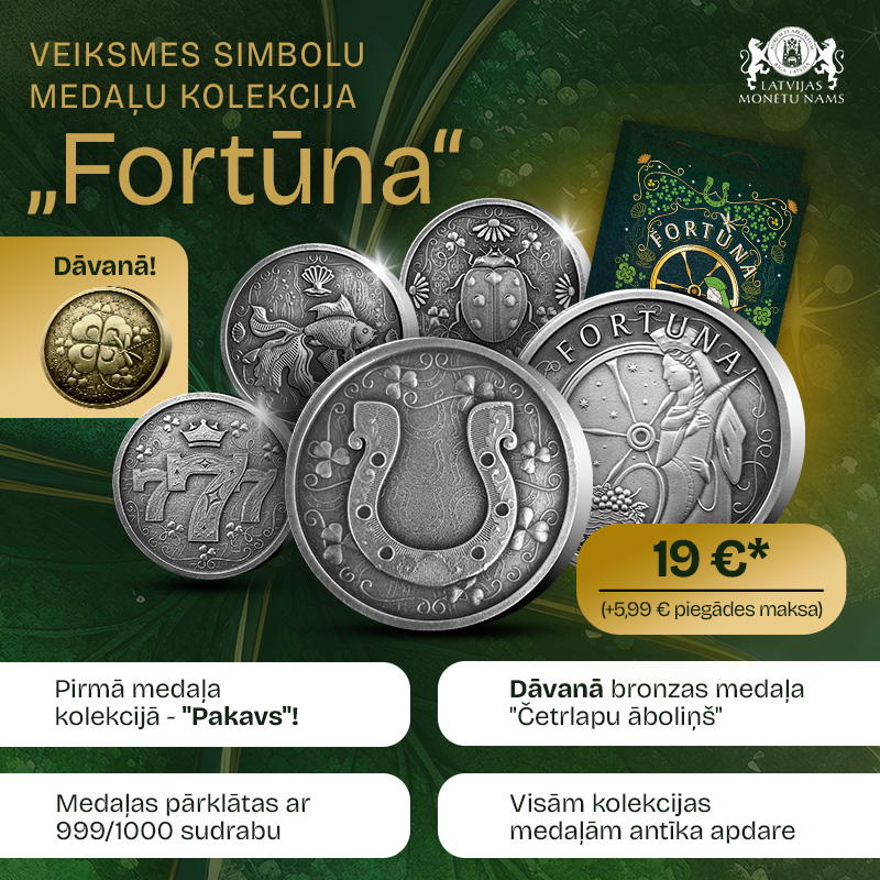 Kolekcija „Fortūna“, pirmā medaļa - „Pakavs“