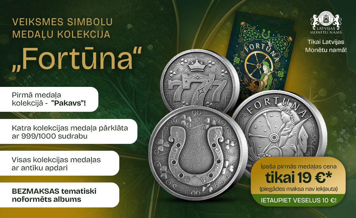 Bezmaksas veiksmes medaļa „Četrlapu āboliņš“