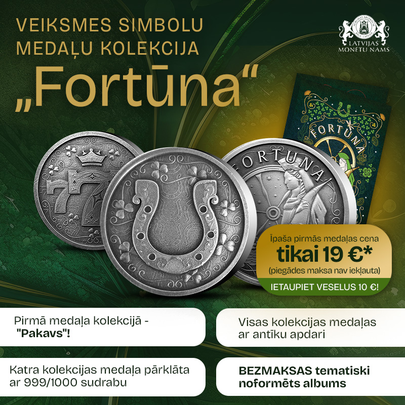 Bezmaksas veiksmes medaļa „Četrlapu āboliņš“